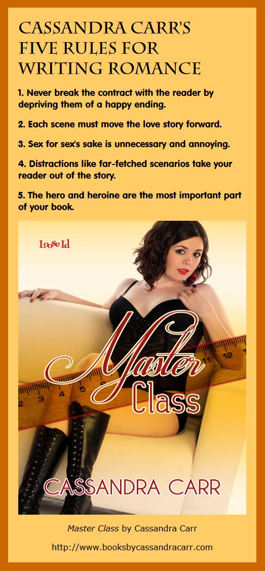 Cassandra Carr s Five Rules For Writing Romance Infographic A Day